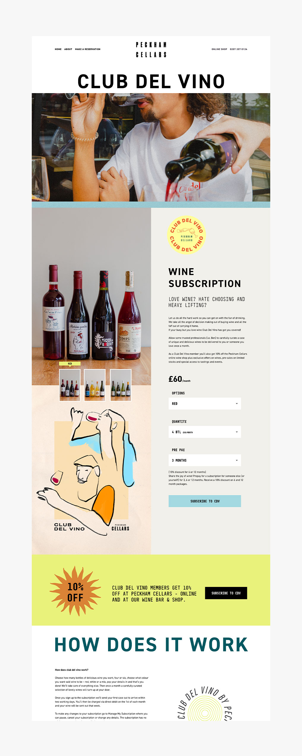 Peckham Cellars - ADAM FLANAGAN | BRANDING, GRAPHIC DESIGN ...